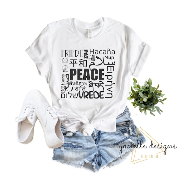 Peace Svg - Etsy