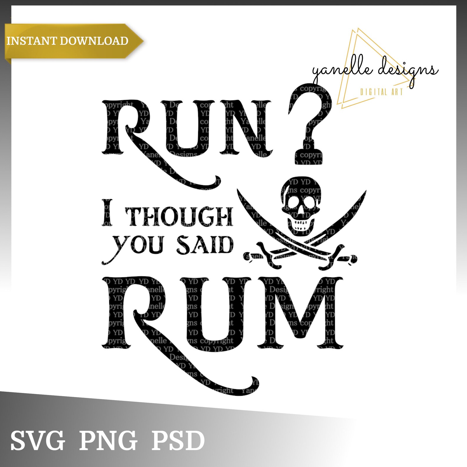 Run I thought you said rum Svg rum Svg Sarcasm Svg | Etsy