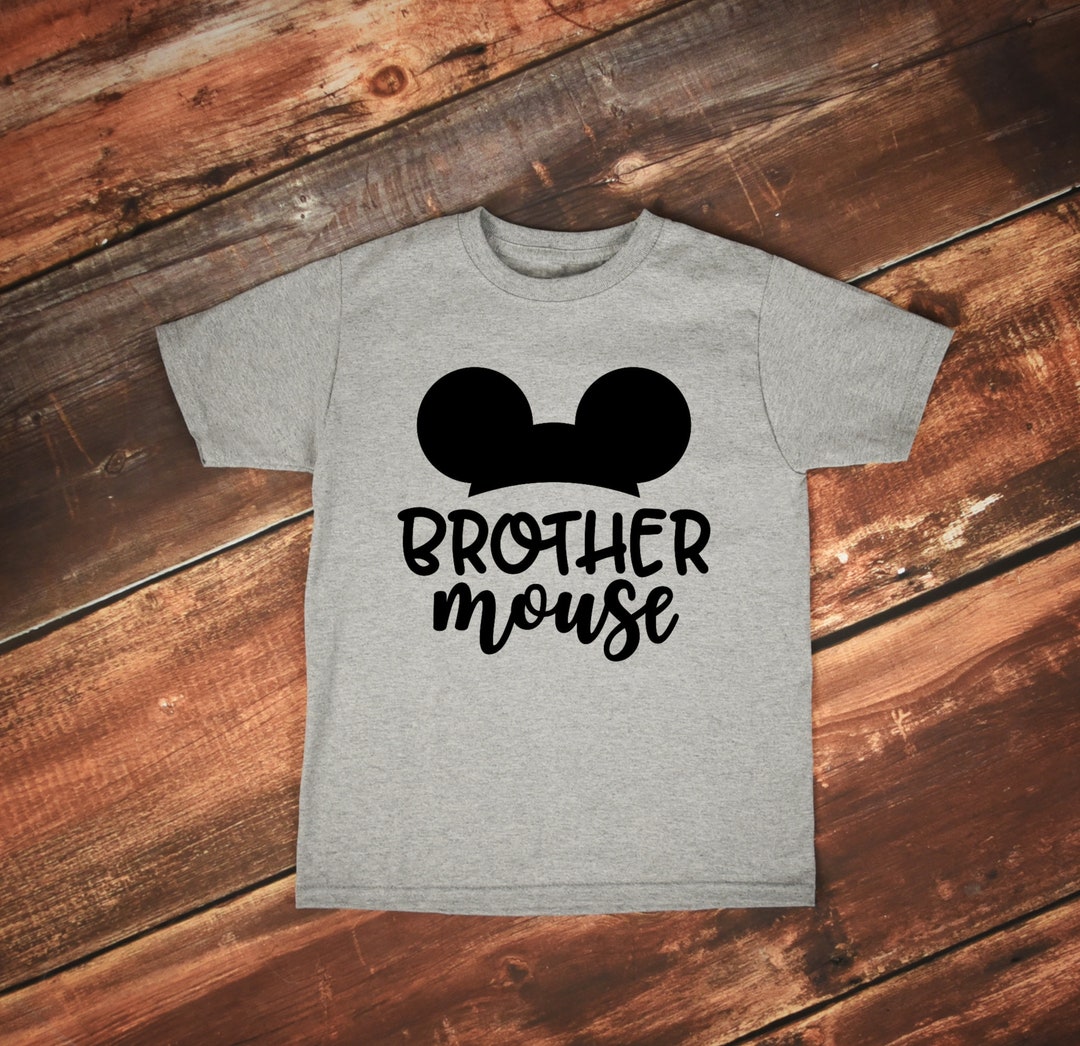 Brother Mouse Shirt Disney Family Shirt for Boys Boy's - Etsy