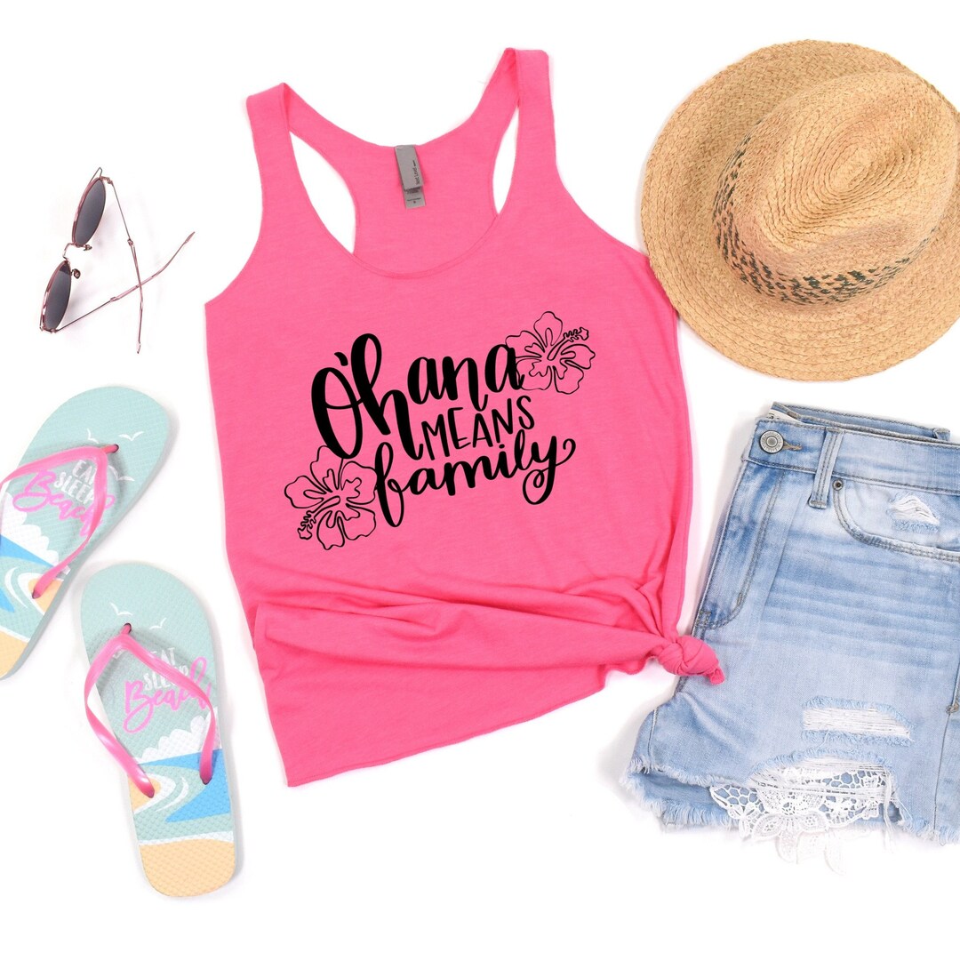 Ohana Means Family Tank Top, Disney Women's Tank Top, Lilo and Stitch ...