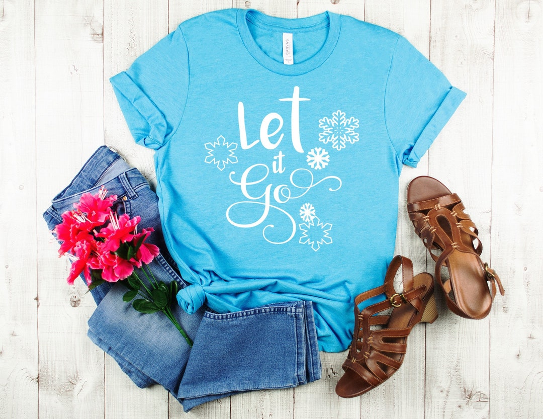 Let It Go Shirt, Elsa Shirt for Women, Frozen Birthday Shirt, Movie ...
