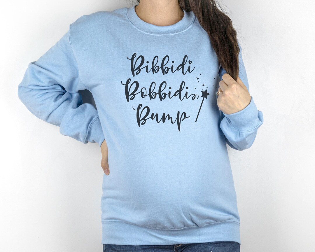 Bibbidi Bobbidi Bump Maternity Sweatshirt, Cinderella, Pregnancy Trip ...