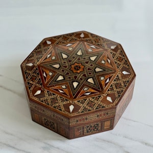 Octagon Handmade Mosaic Box. Great Gift for Valentine. Perfect Gift for ...