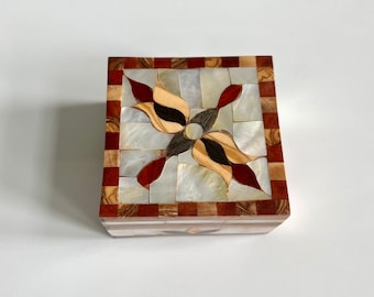 Small Gorgeous Mosaic Middle Eastern Ring Box .wedding Box - Etsy