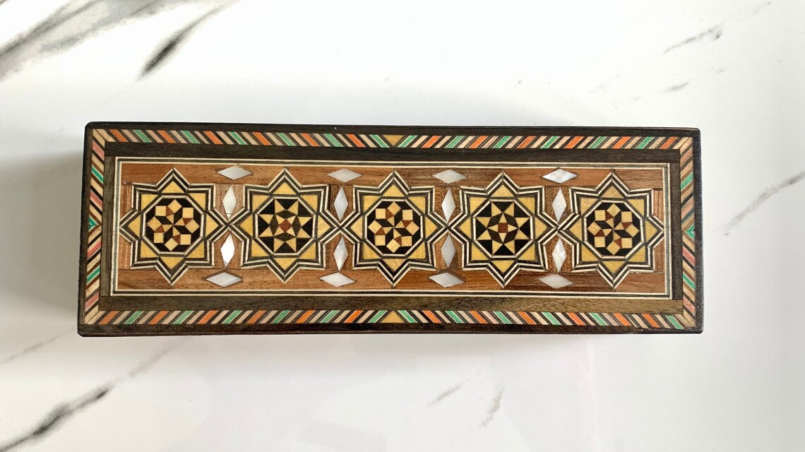 Rectangular Mosaic Box Handmade - Etsy