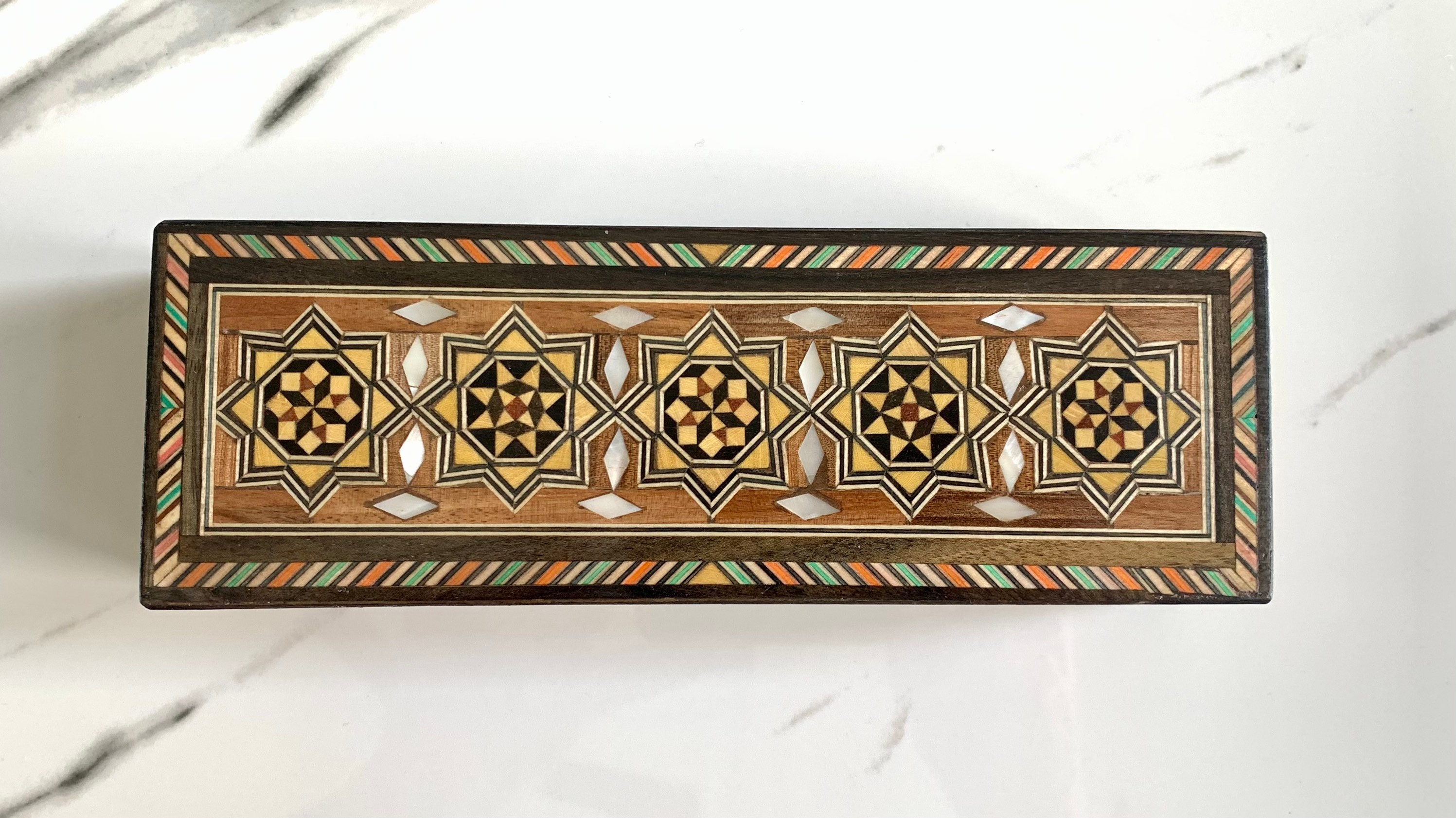 Rectangular Mosaic Box Handmade. Christmas Gift - Etsy