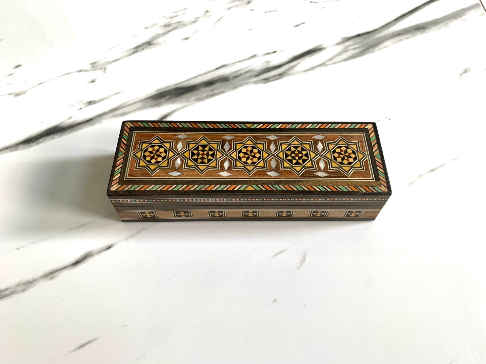 Rectangular Mosaic Box Handmade - Etsy