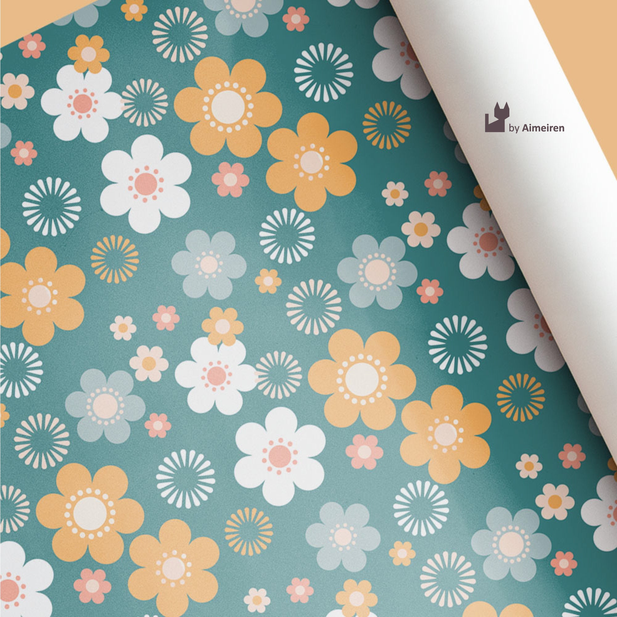 Digital Paper Pack SPRING Floral Seamless Pattern Floral - Etsy