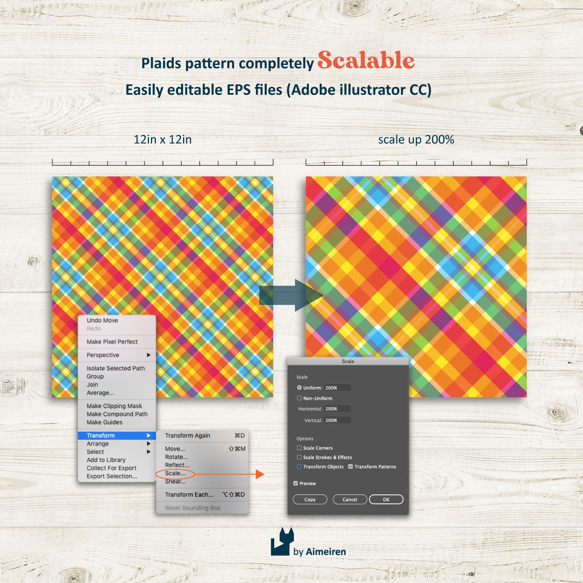 20 Bright Summer Plaid Digital Paper Summer Multicolored - Etsy