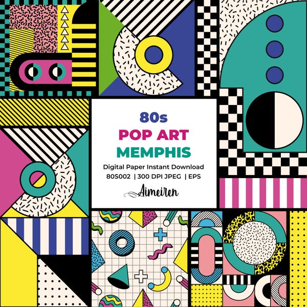 Memphis Style - Etsy
