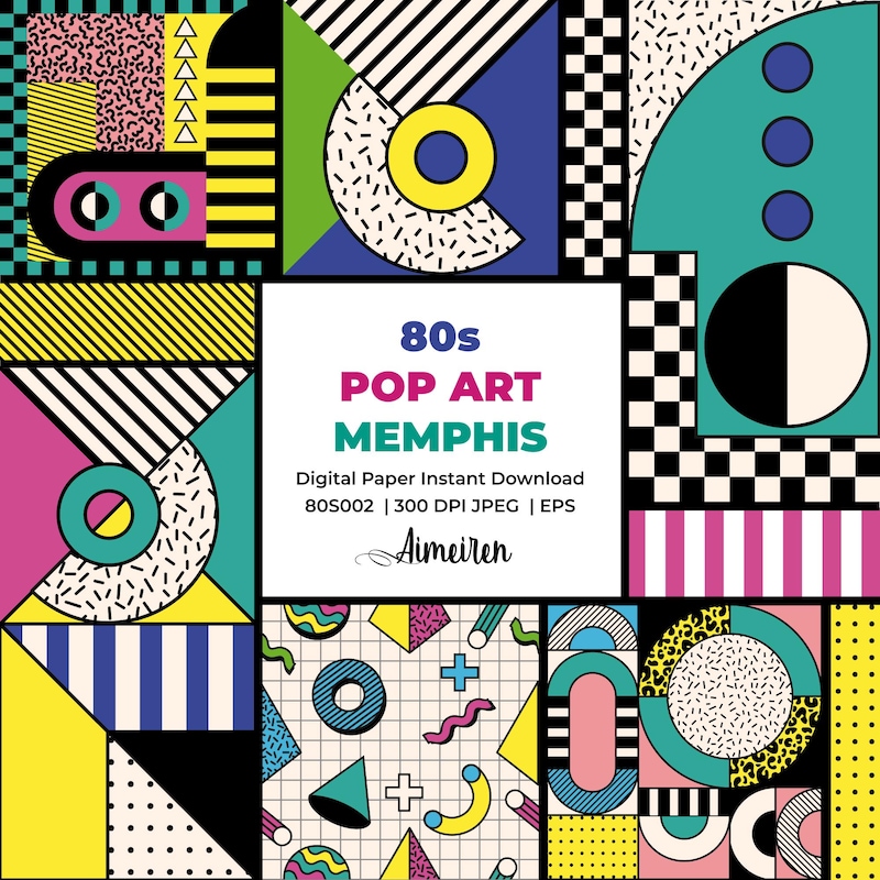 80s Pop Art - Etsy