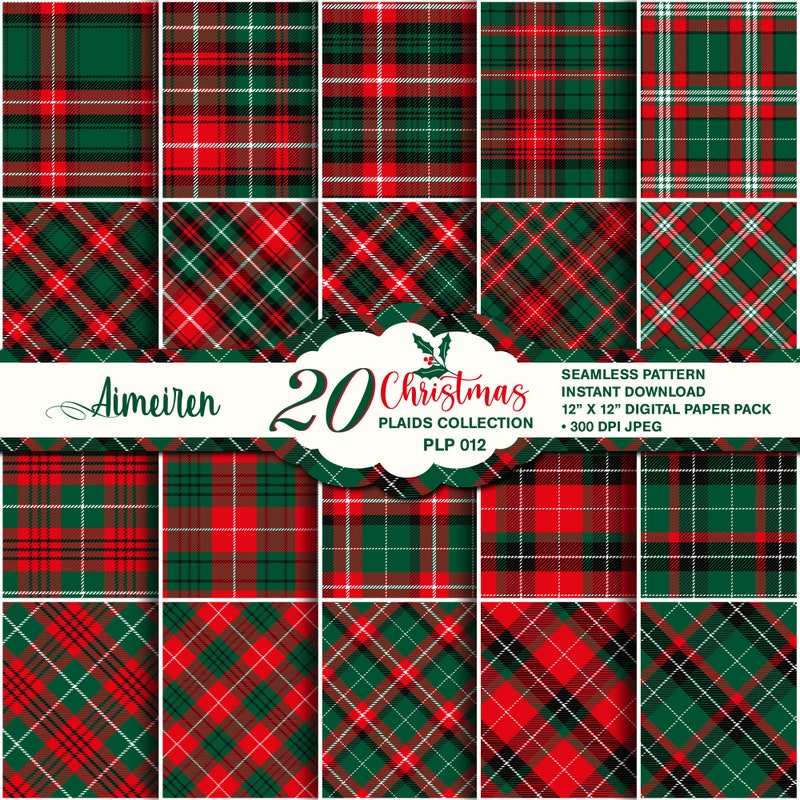 Christmas Plaid - Etsy
