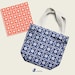 Japanese Seamless Patterns: Blue & Orange Vintage Art (digital Download ...