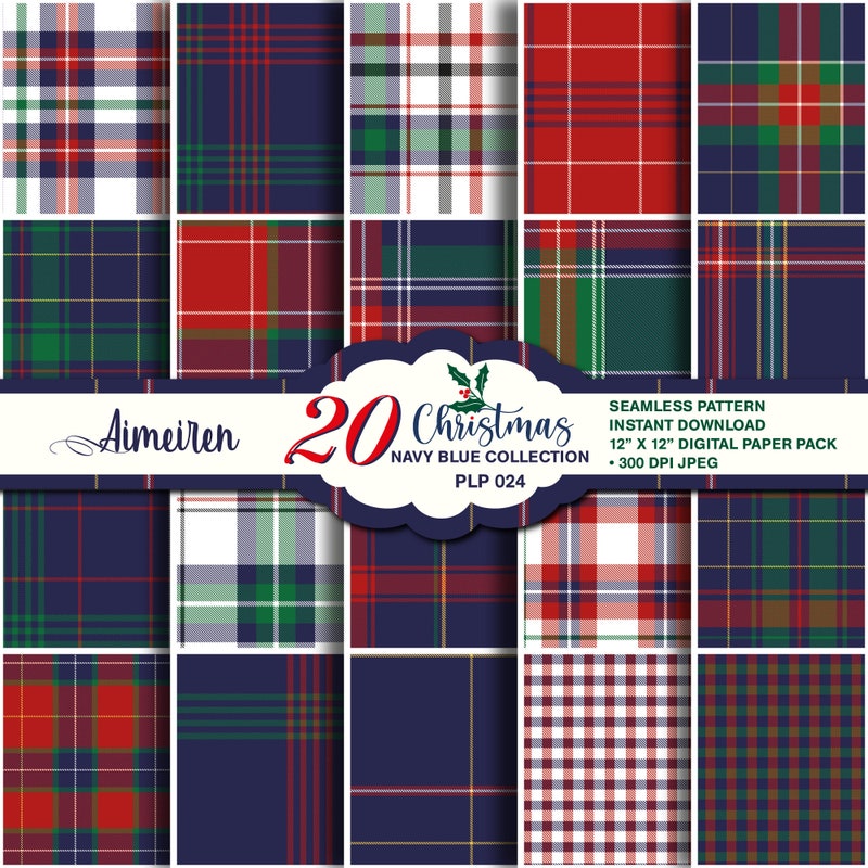 Dark Red and Navy Paper - Etsy