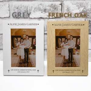 Personalised Christening Photo Frame Gift Keepsake Engraved - Etsy