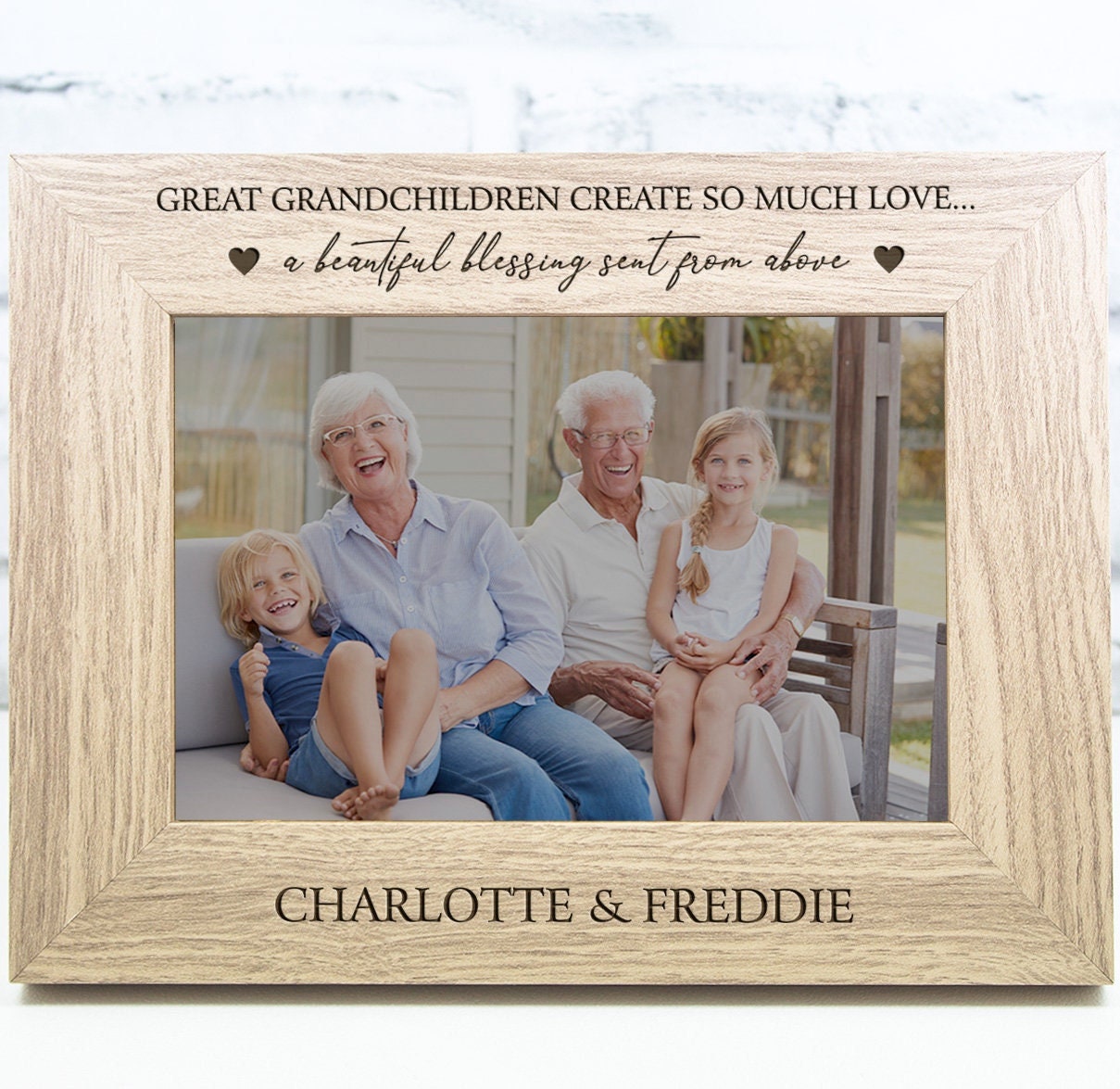 Personalised Great Grandchildren Photo Frame Christmas Gift | Etsy