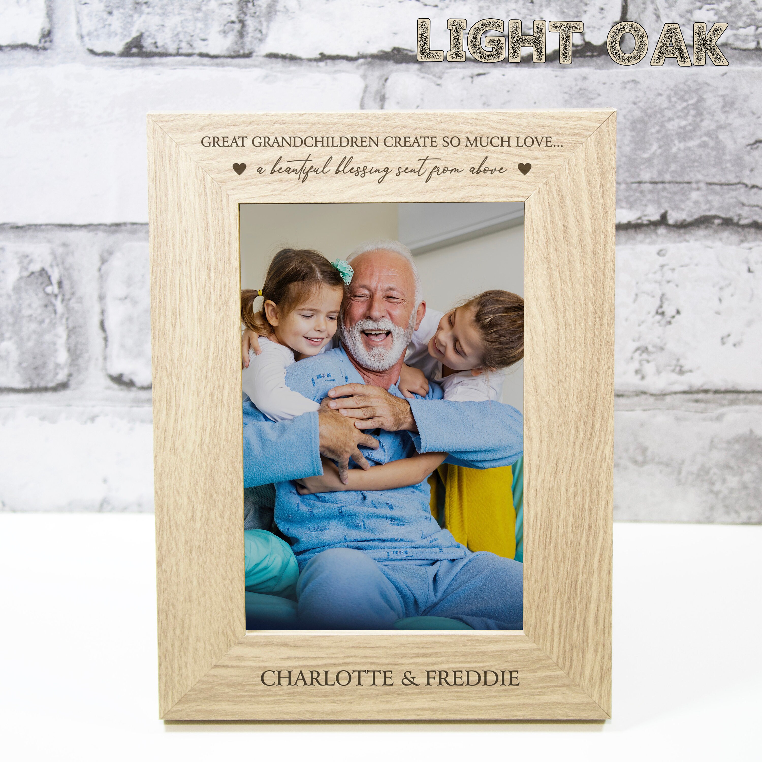 Personalised Great Grandchildren Photo Frame Christmas Gift - Etsy UK