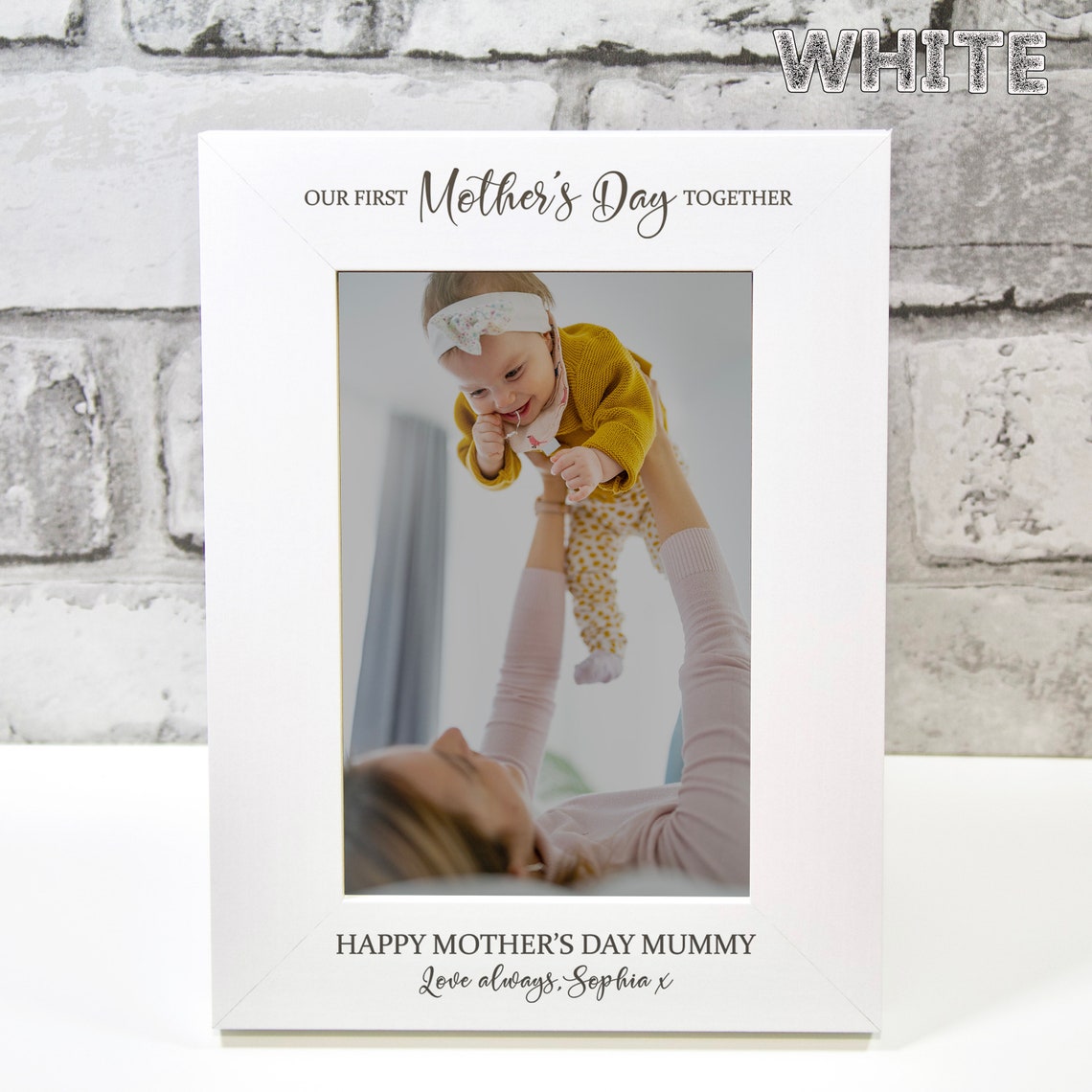 Personalised Mother's Day Photo Frame Gift First - Etsy