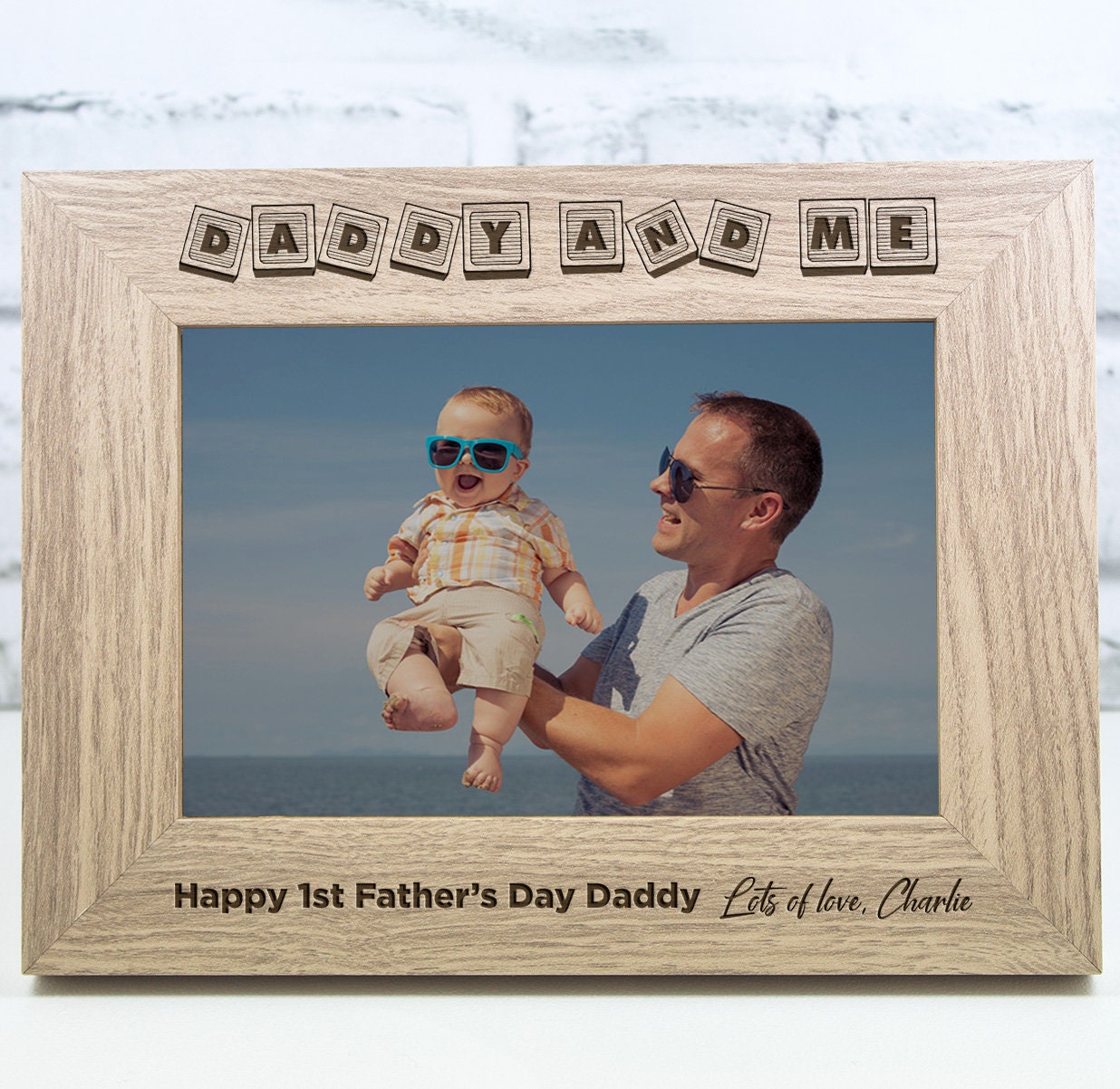 Personalised Engraved Father's Day Photo Frame Fathers Day - Etsy