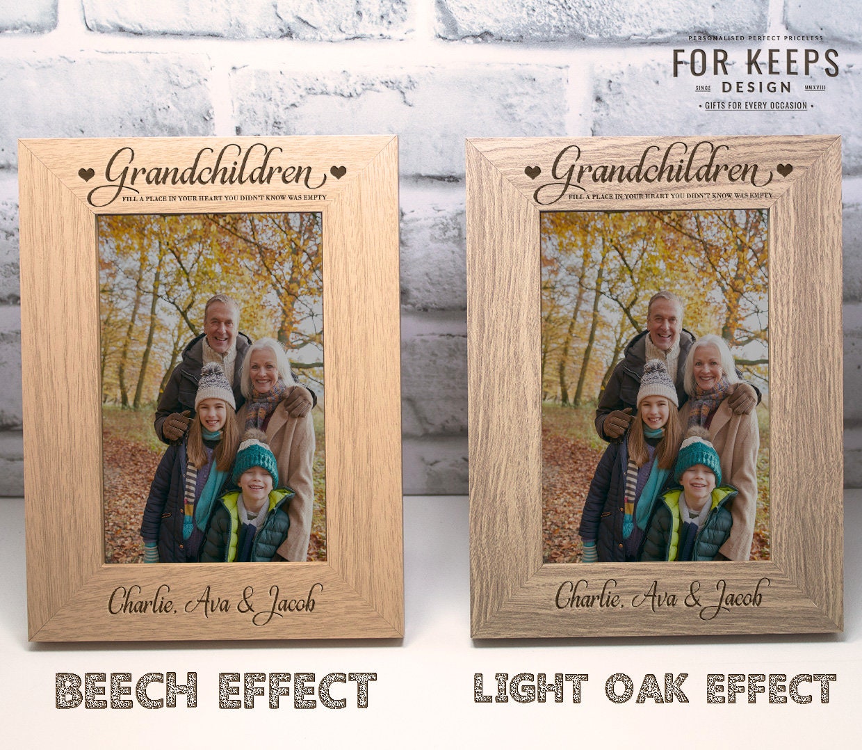 Personalised Grandchildren Photo Frame Christmas Gift Grandma - Etsy UK