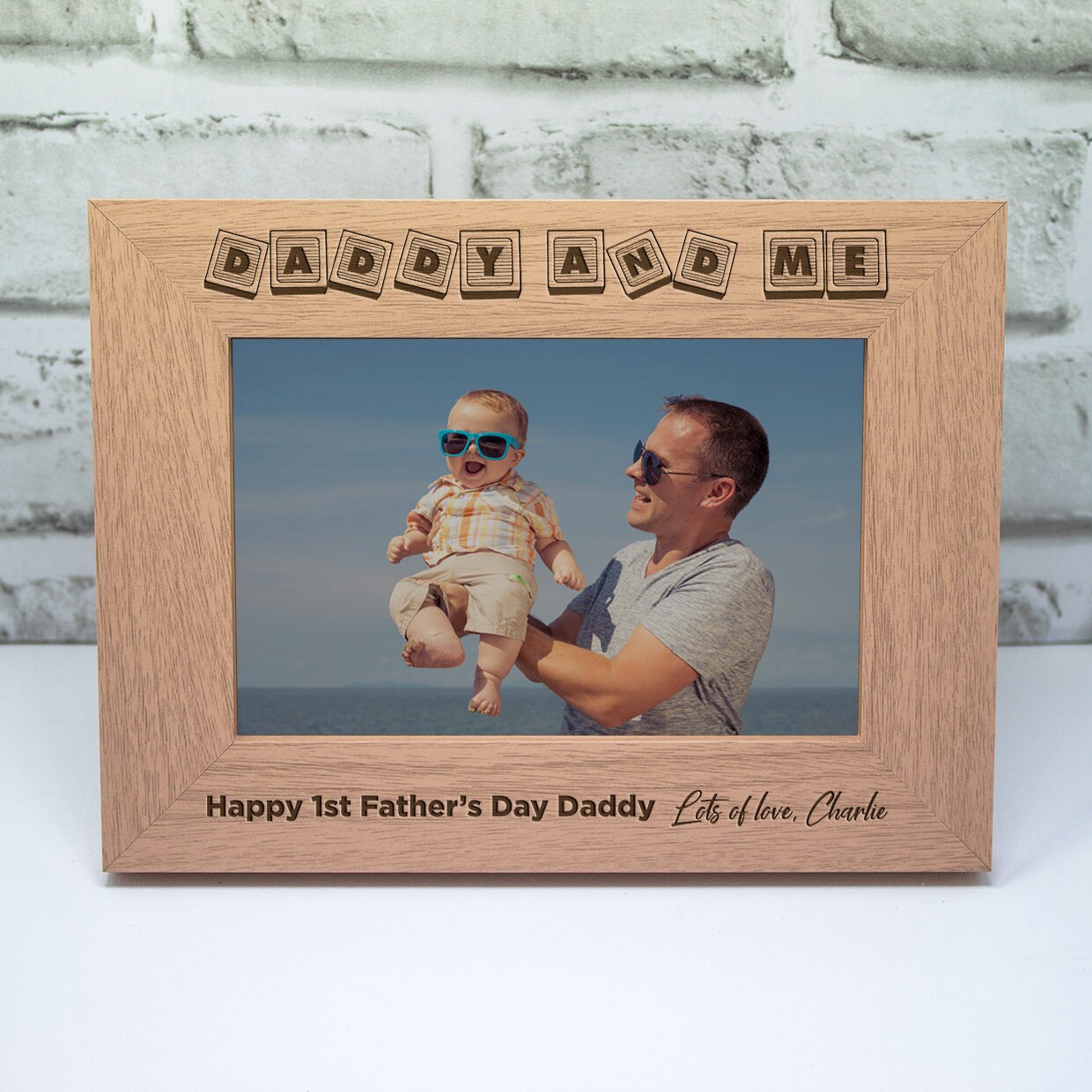 Personalised Engraved Father's Day Photo Frame Fathers Day - Etsy
