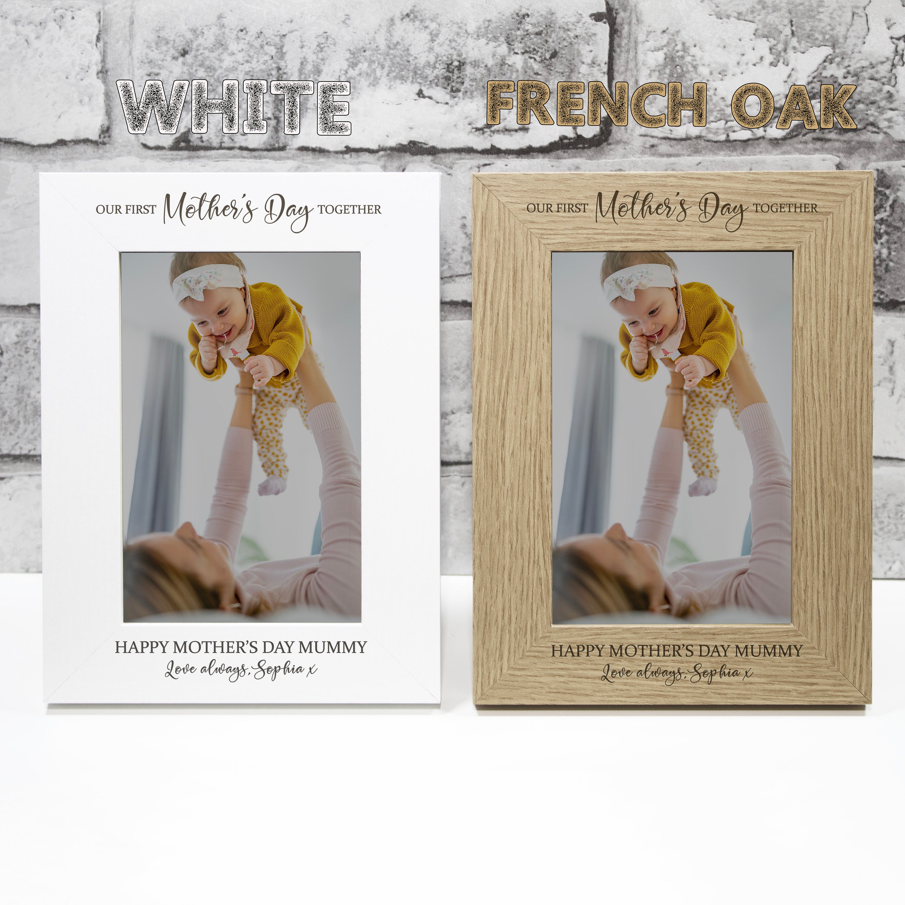 Personalised Mother's Day Photo Frame Gift First - Etsy