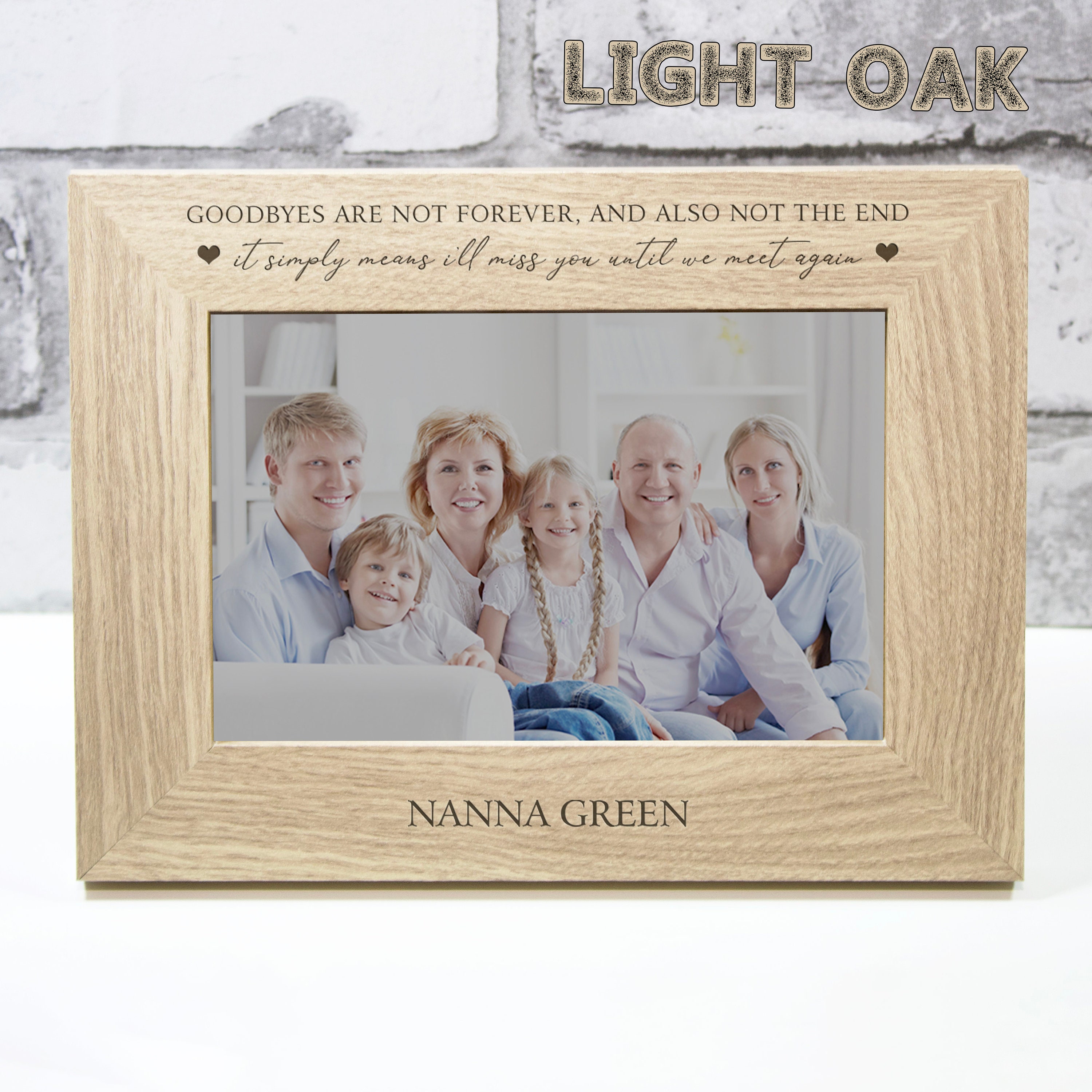 Personalised Memorial Photo Frame - Etsy UK