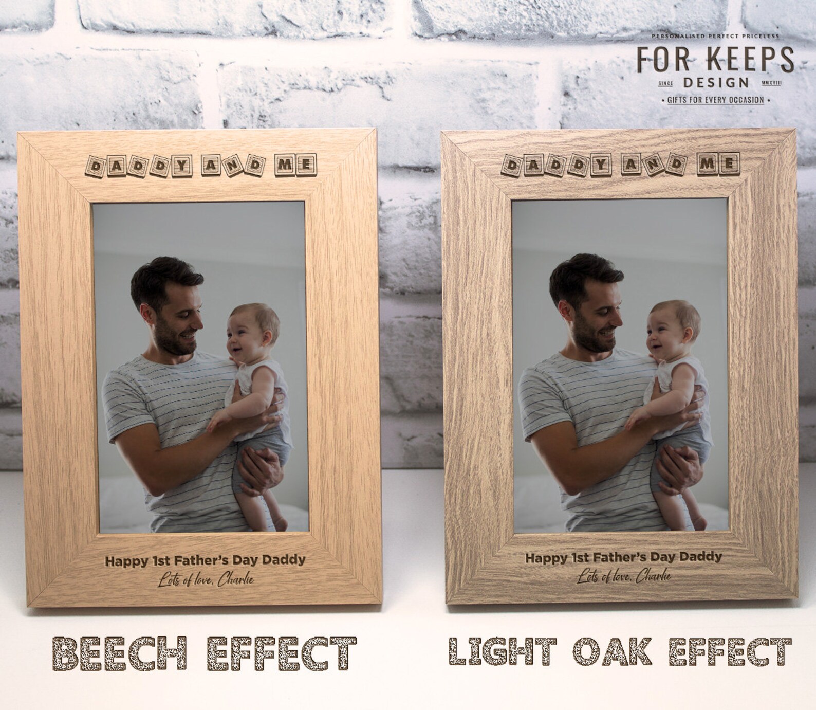 Personalised Engraved Father's Day Photo Frame Fathers Day - Etsy