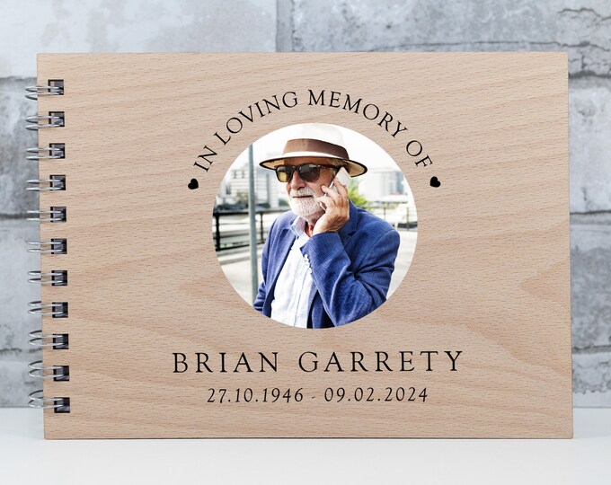 Condolence Book, Book of Condolence, Memorial Book, Funeral Book ...