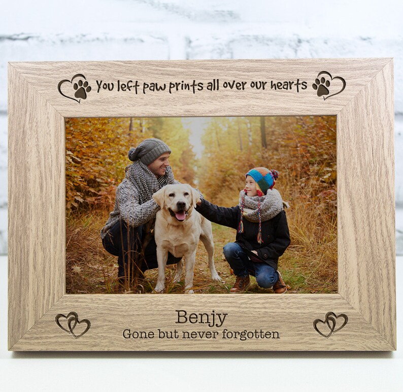 Personalised Dog Memorial Photo Frame Gift Keepsake Engraved Etsy personalised-dog-memorial-photo-frame-gift-keepsake-engraved-etsy