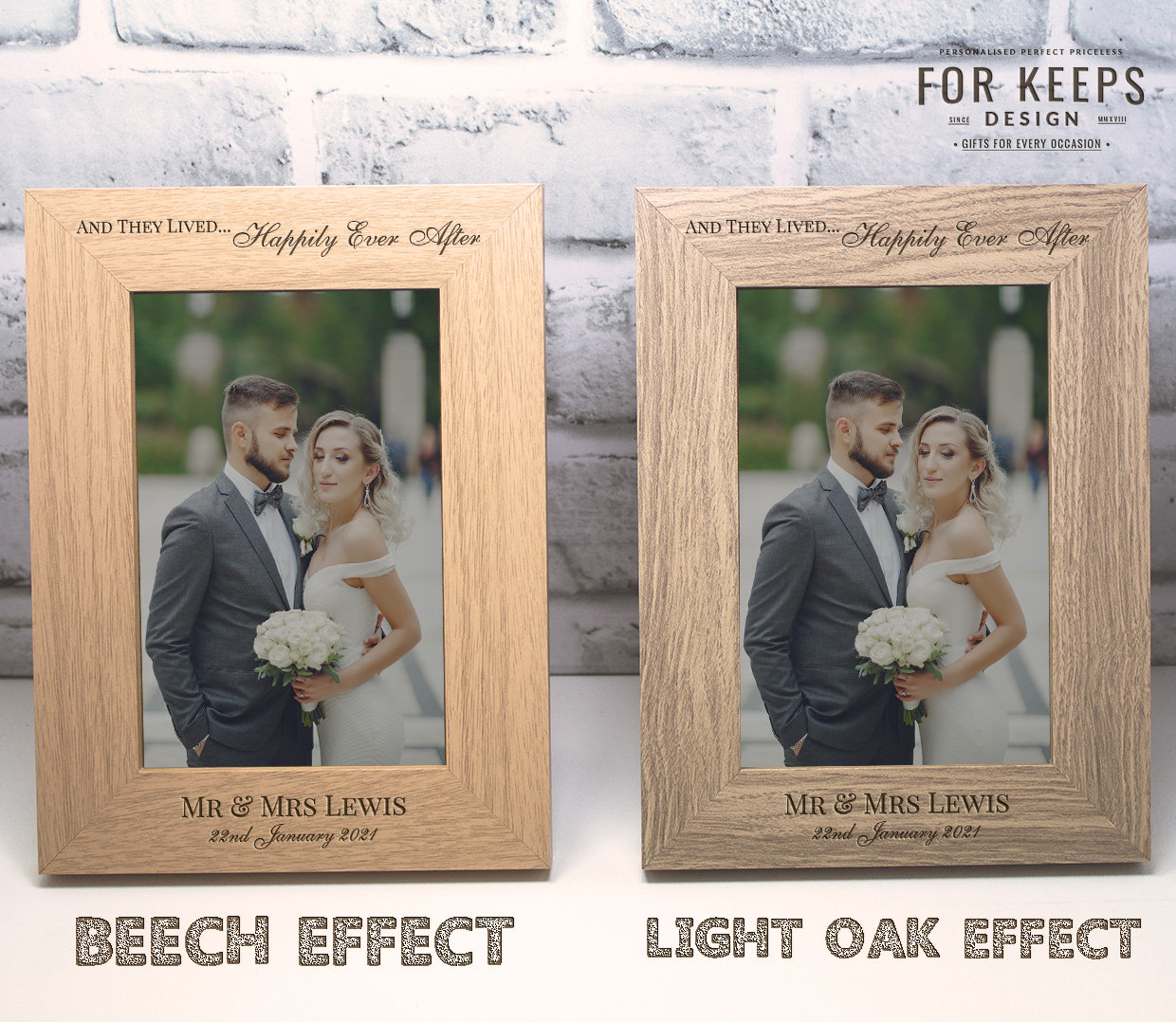 Personalised Wedding Photo Frame Gift Keepsake Engagement | Etsy