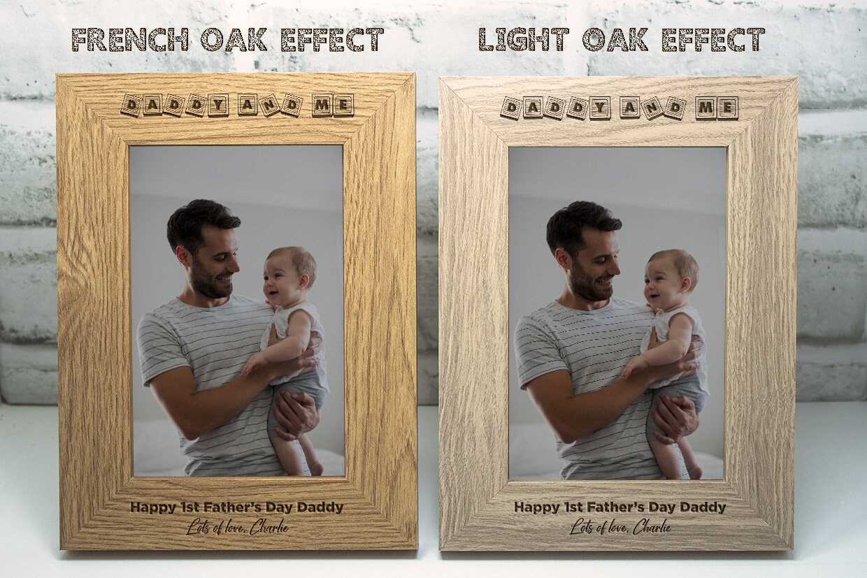 Personalised Engraved Father's Day Photo Frame Fathers Day - Etsy
