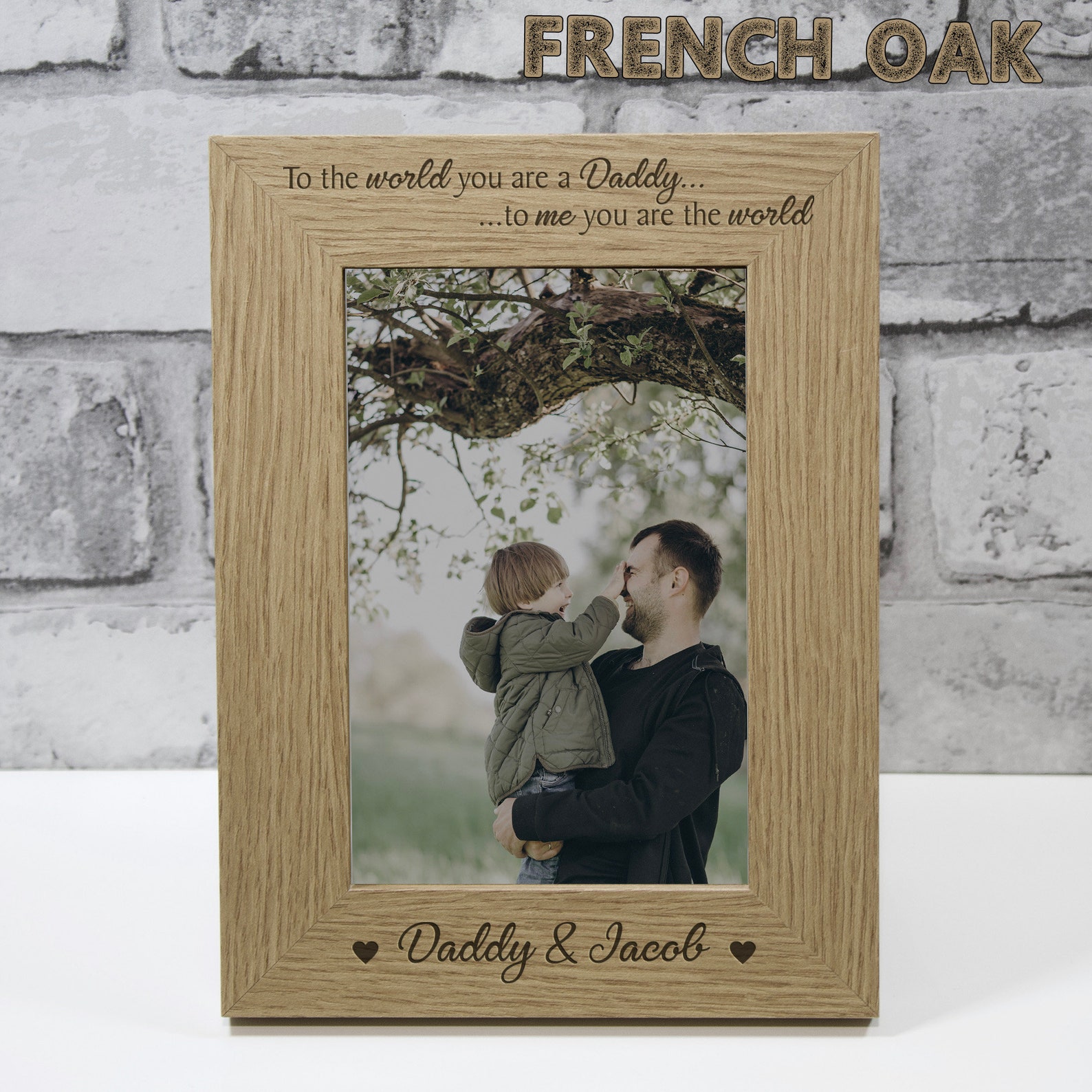 Personalised Father's Day Photo Frame Gift First - Etsy UK