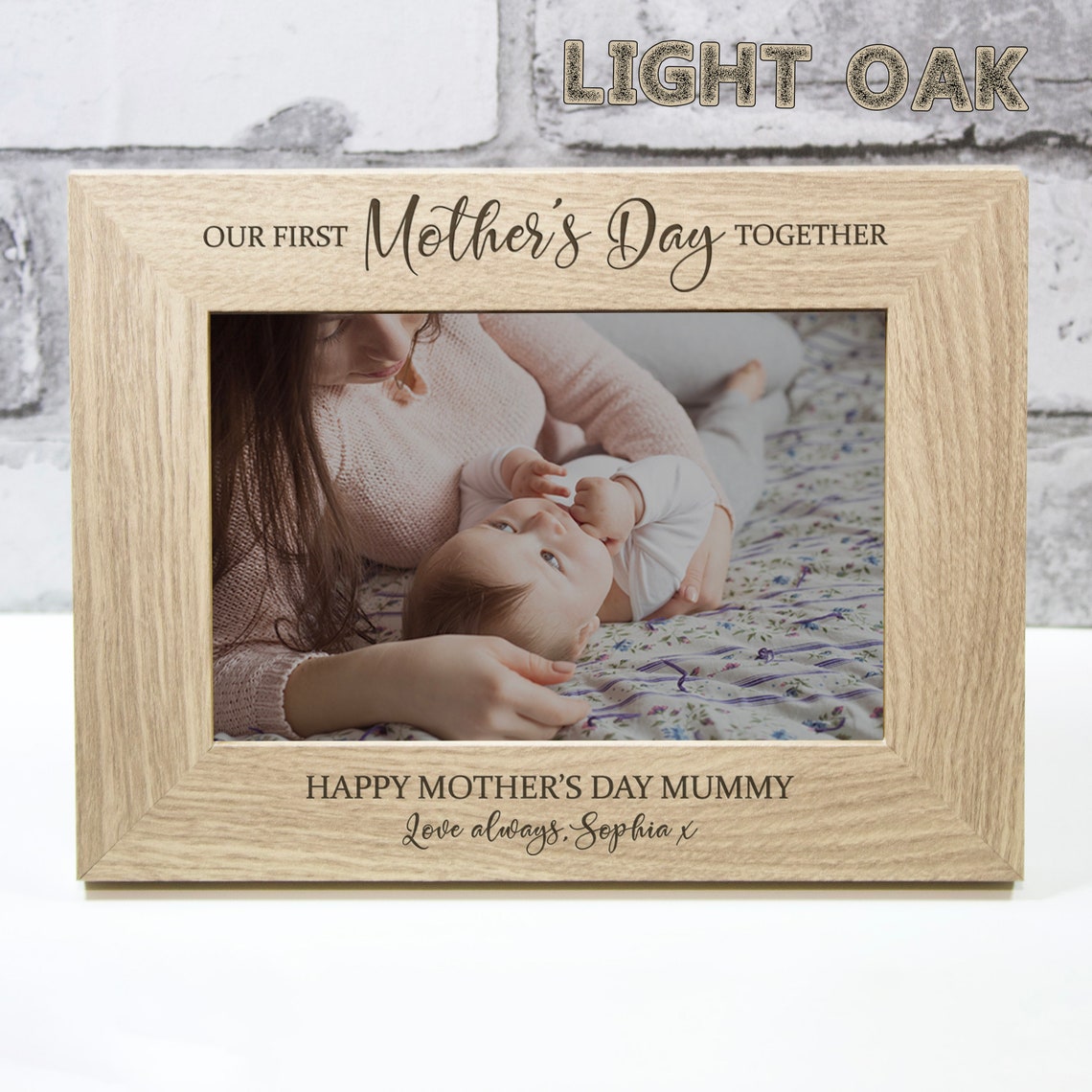 Personalised Mother's Day Photo Frame Gift First - Etsy
