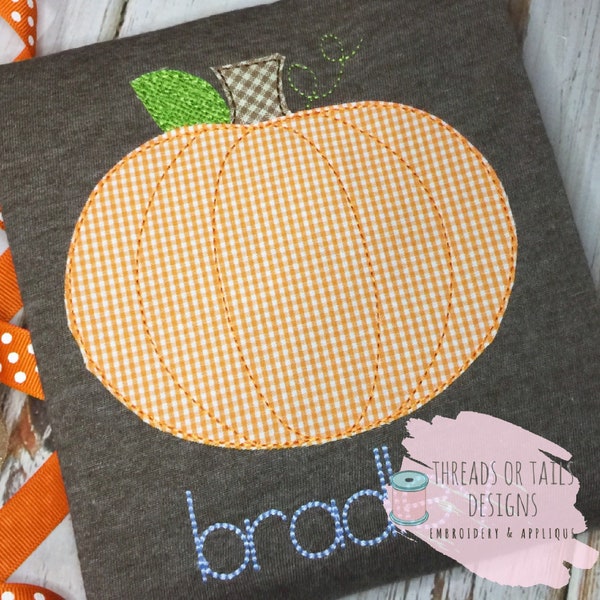 Pumpkin Applique - Etsy