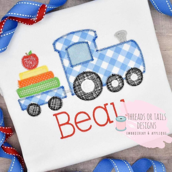 Train Applique - Etsy