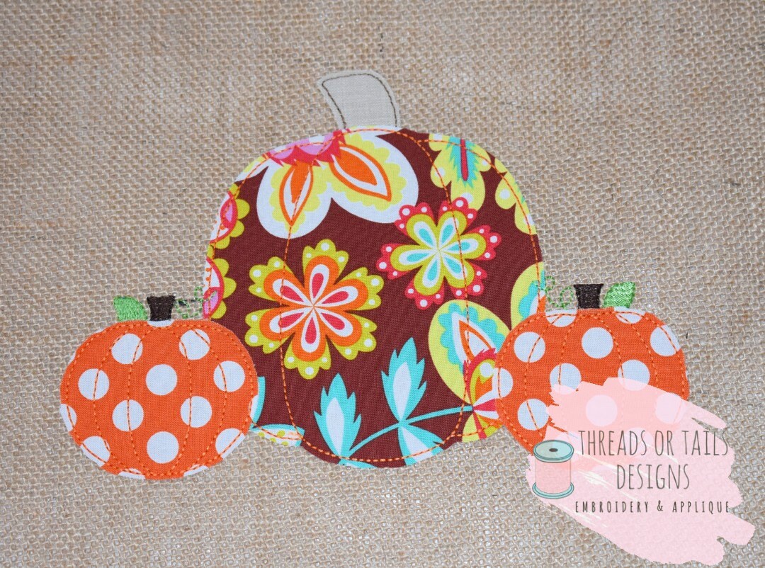 Pumpkin Applique - Pumpkin Applique Design - Pumpkin Design - Pumpkin ...
