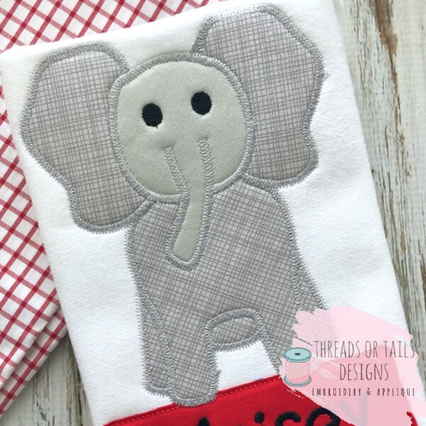 Elephant Applique - Etsy