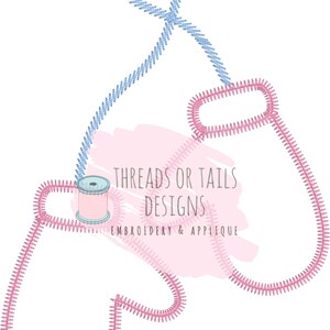 Mitten Applique - Zig Zag Applique - Mittens Design - Winter Applique ...