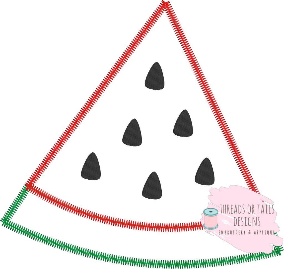 Watermelon Applique - Watermelon Applique Design - Watermelon ...