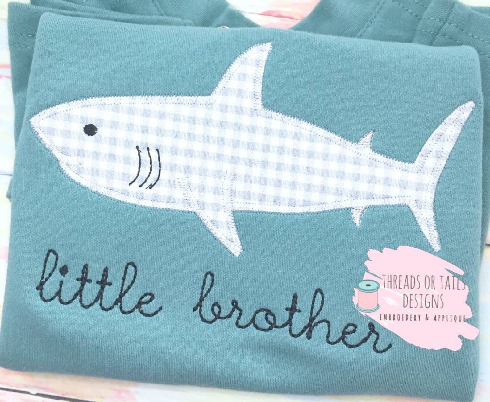 Shark Applique - Shark Applique Design - Shark ZZ Applique - Shark Zig ...