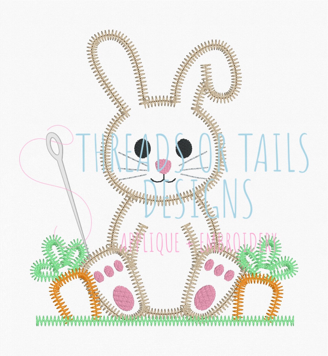 Easter Applique Easter Design Bunny Girl Design Bunny - Etsy