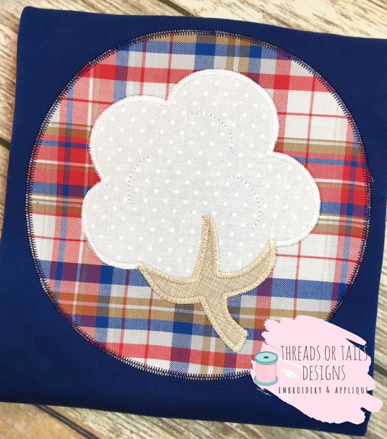 Cotton Circle Patch Applique - Cotton Applique Design - Cotton Design ...