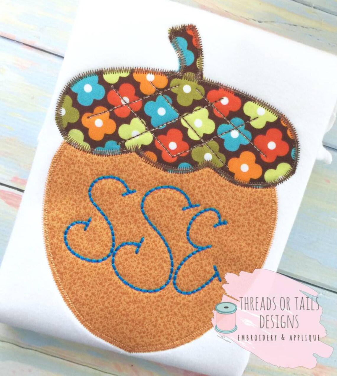 Acorn Applique Acorn Applique Design Acorn Design Acorn - Etsy