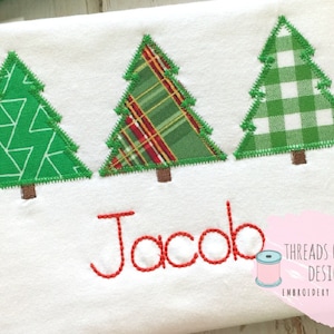 Christmas Tree Applique Christmas Tree Applique Design Tree Design Tree Zig Zag Applique ...