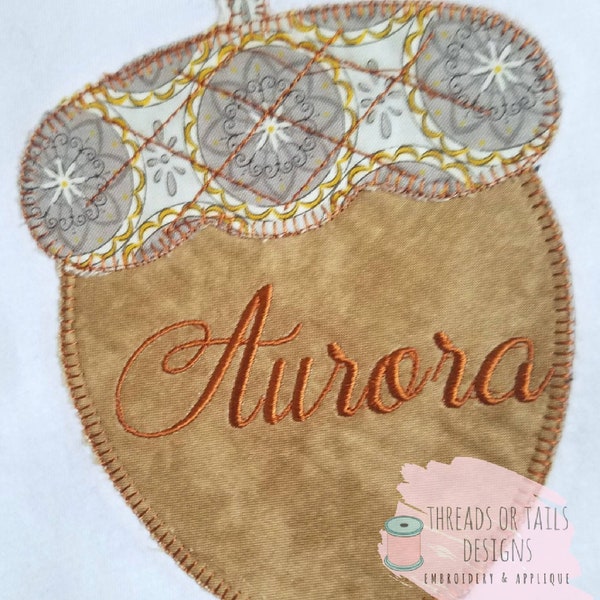 Acorn Embroidery - Etsy