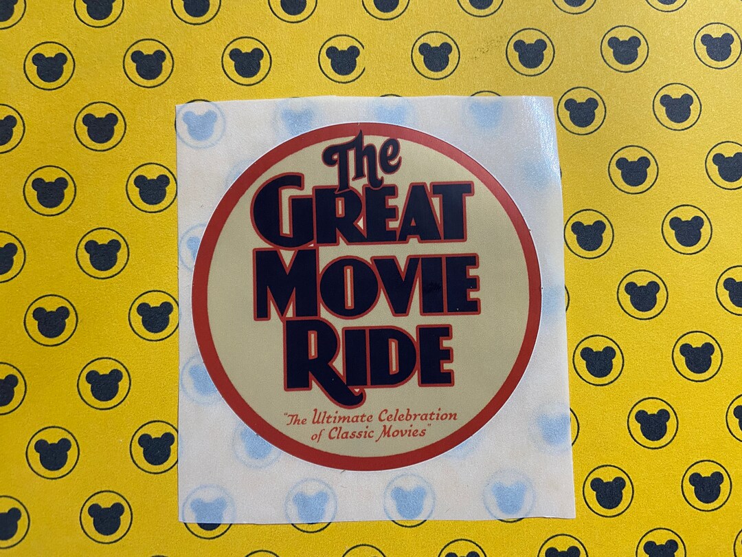 The Great Movie Ride - Disney Inspired - 3" Round Sticker - Etsy