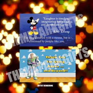 Set of 10 Cast Member Appreciation Cards Mousekeeping Thank You - Etsy