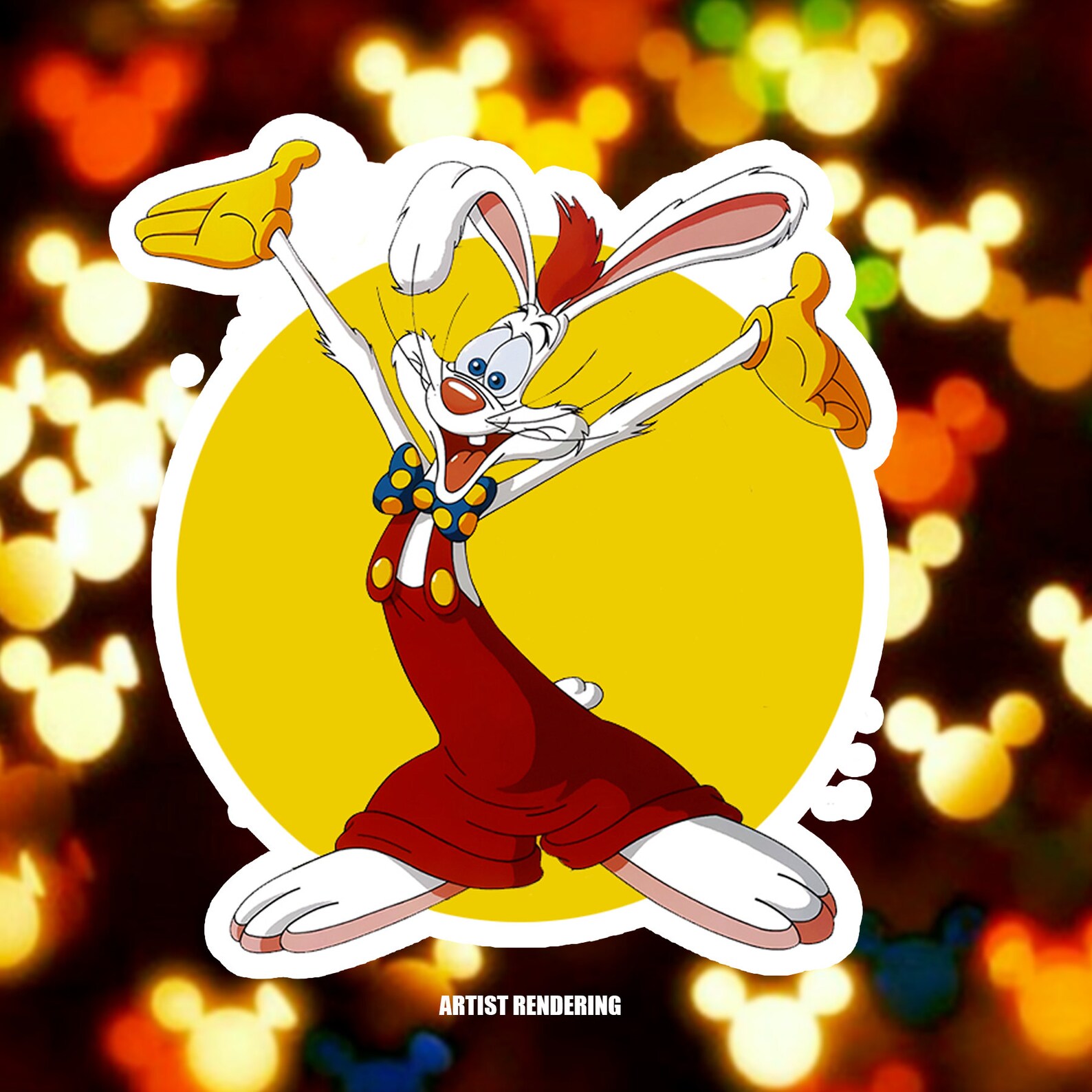 Roger Rabbit Disney Inspired 3 Sticker - Etsy
