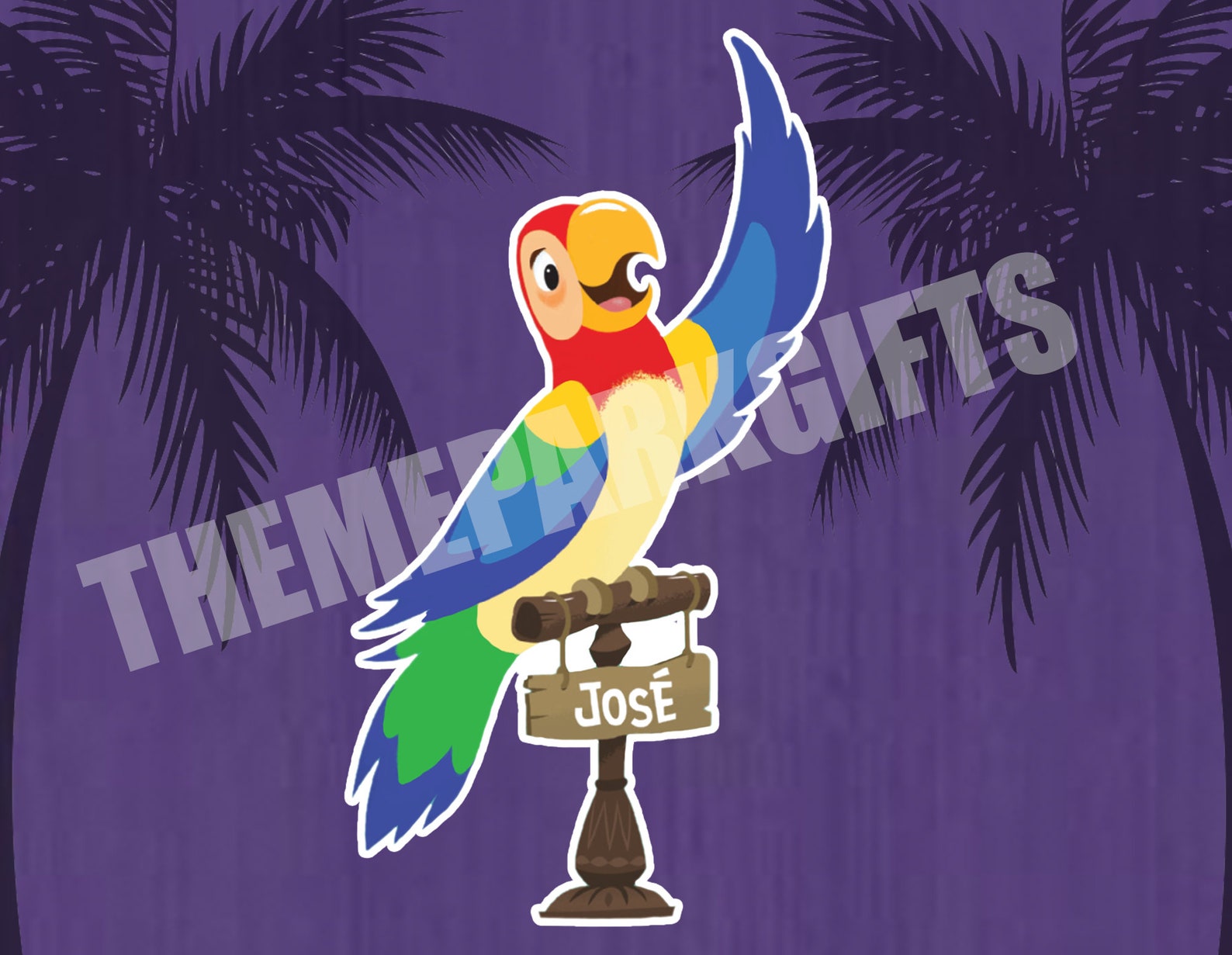 Enchanted Tiki Room Birds Magnets Set of Five - Etsy
